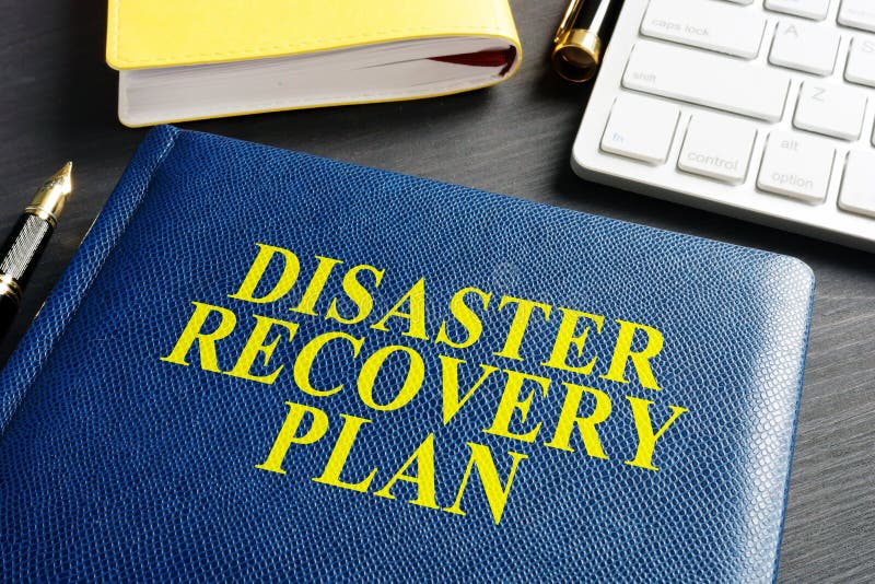 Disaster Recovery Plan on the Office Table. Stock Image - Image of ...