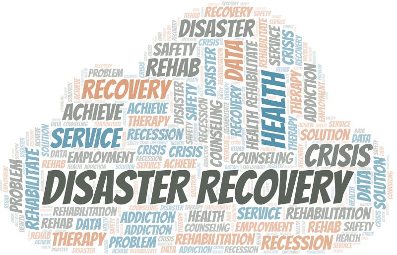 Disaster Recovery Vector Word Cloud, Made with Text only. Stock Vector ...