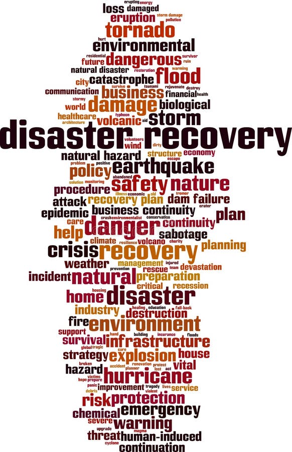 Disaster Recovery Word Cloud Stock Vector - Illustration of economic ...
