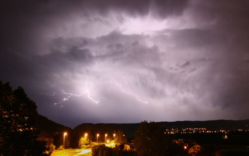 Disaster sky stock image. Image of front, thunderstorms - 2845867