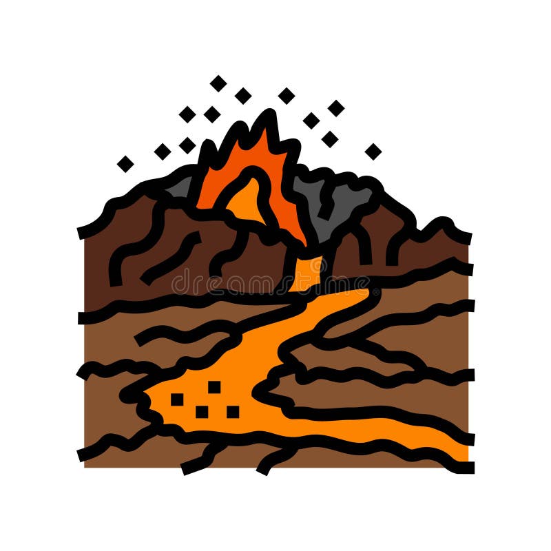 Disaster Volcano Eruption Color Icon Vector Illustration Stock Vector ... Disaster Volcano Eruption Color Icon Vector Illustration Stock Vector ...