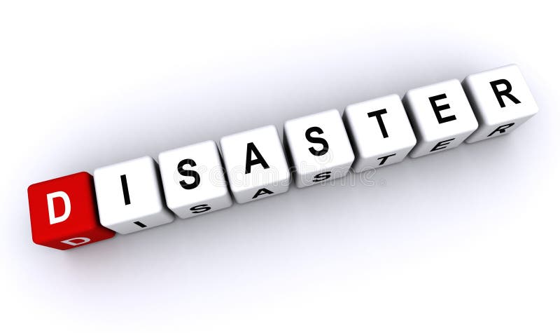 Disaster Recovery on White Paper Stock Photo - Image of response ...