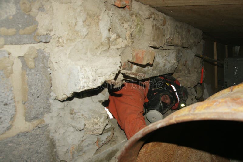 Disaster Zone, Building Collapse, USAR Editorial Photography - Image of ...