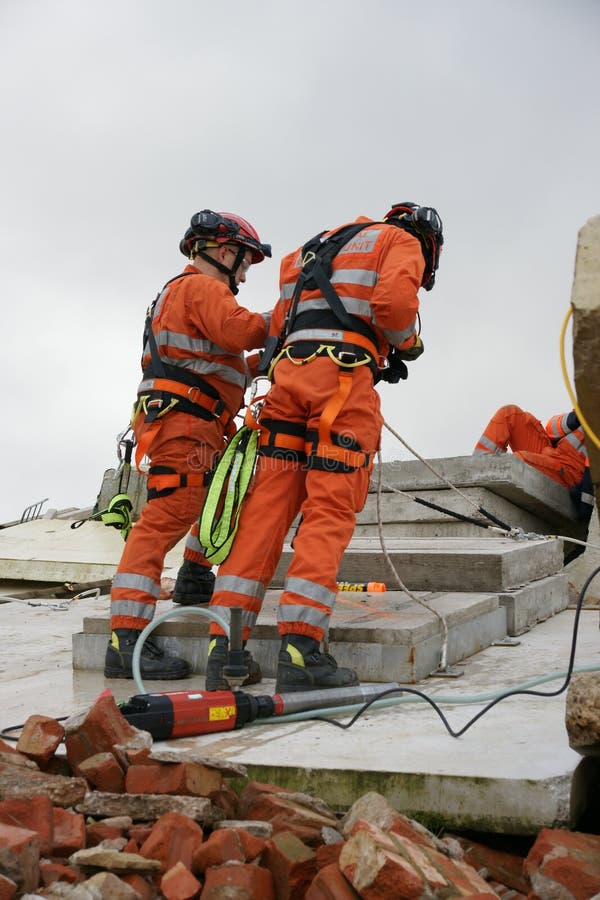Disaster Zone, Building Collapse, USAR Editorial Photo - Image of ...
