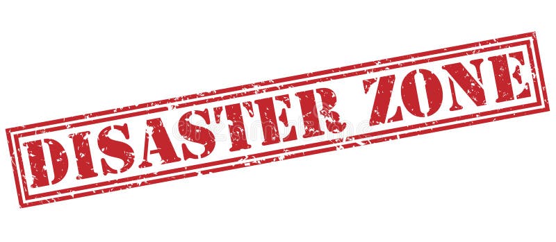 DISASTER ZONE stock illustration. Illustration of peril - 217897840