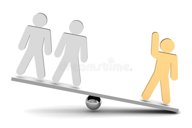 Disbalance stock illustration. Illustration of imbalance - 25605915