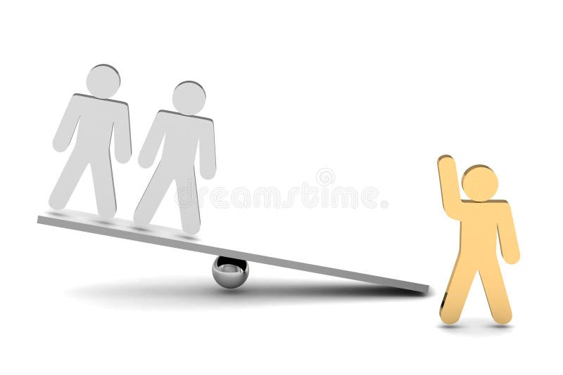 Disbalance stock illustration. Illustration of imbalance - 25605915