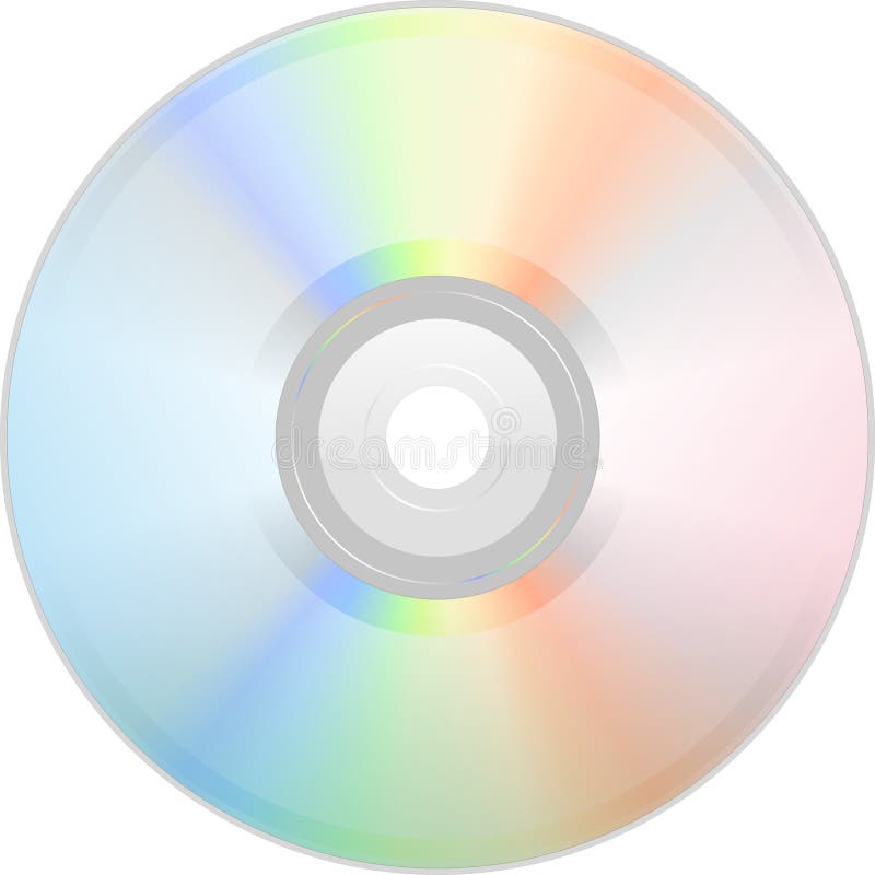 Compact Discs or DVD s stock illustration. Illustration of clip - 441704