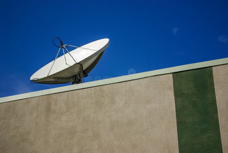 Satellite disc stock photo. Image of cloud, antenna, broadband - 15000944