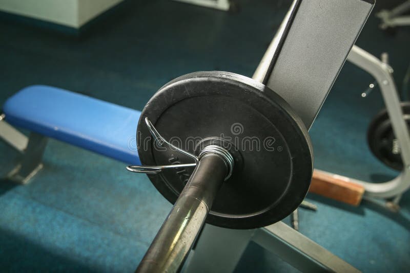 The Disc is on the Barbell. Stock Photo - Image of disc, healthy: 149272676