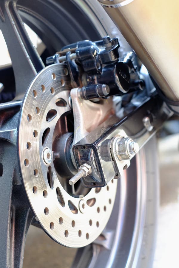 Disc brake of bigbike stock image. Image of detail, disc - 228723603