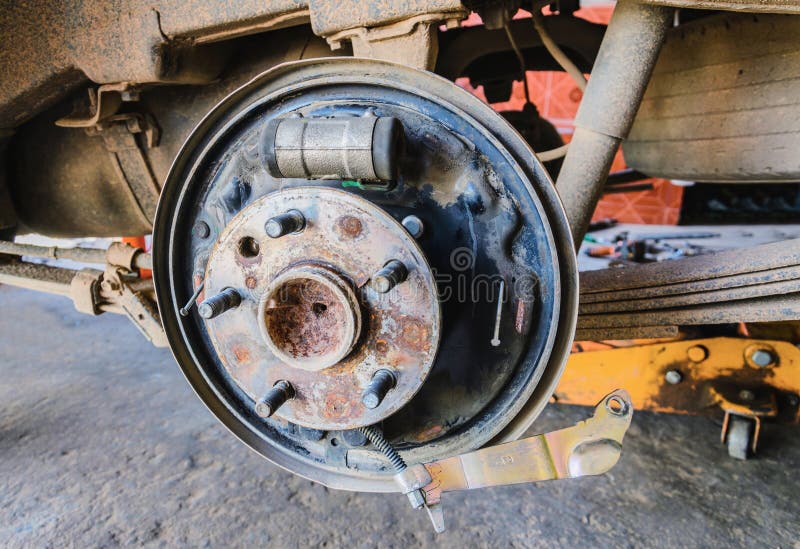 Disc Brake on Car, in Process Stock Image - Image of break, disc: 78001113