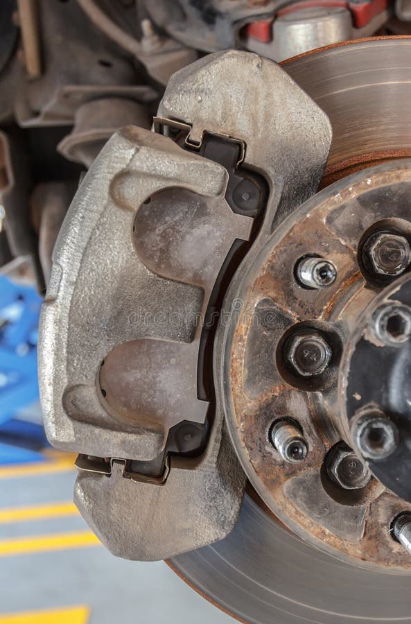 Disc brake hub of the car stock photo. Image of performance - 130431910