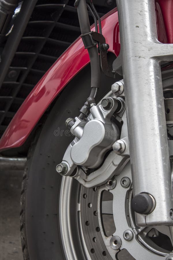 Disc Brake with Hydraulic Drive Stock Photo - Image of disk, motorcycle ...