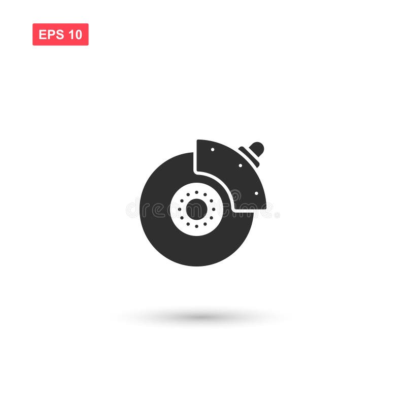 Disc Brake System Vector Isolated 3 Stock Vector - Illustration of ...