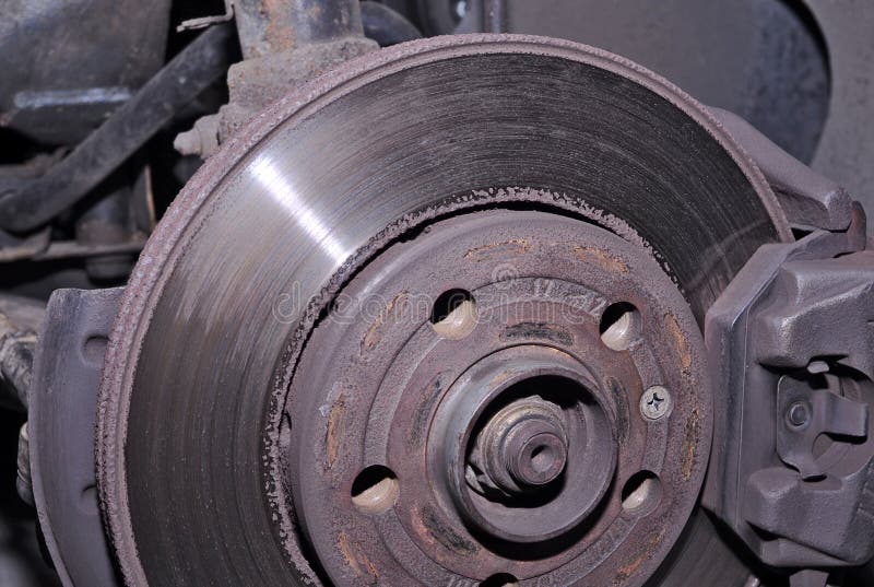 Disc Brake of the Vehicle Close Up Stock Image - Image of drive, brake ...