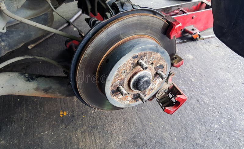 Disc Brakes Front of the Car. Stock Photo - Image of pads, check: 67847256