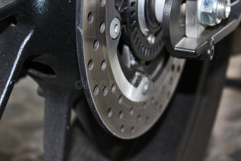 Disc Brakes of the Motorcycle Stock Image - Image of design, radial ...