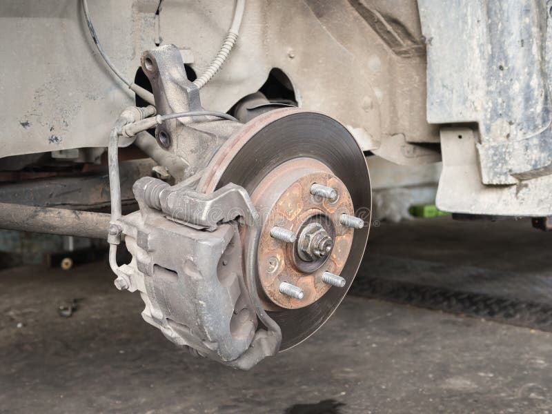 Disc break in maintenance stock photo. Image of base - 44940892