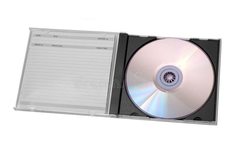 Disc in case stock image. Image of information, optical - 11227893