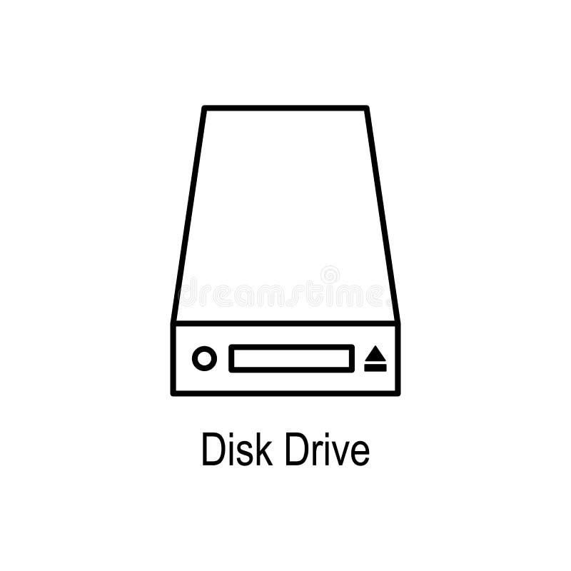 Disc Drives Icon. Detailed Set of Computer Part Icons. Premium Graphic ...