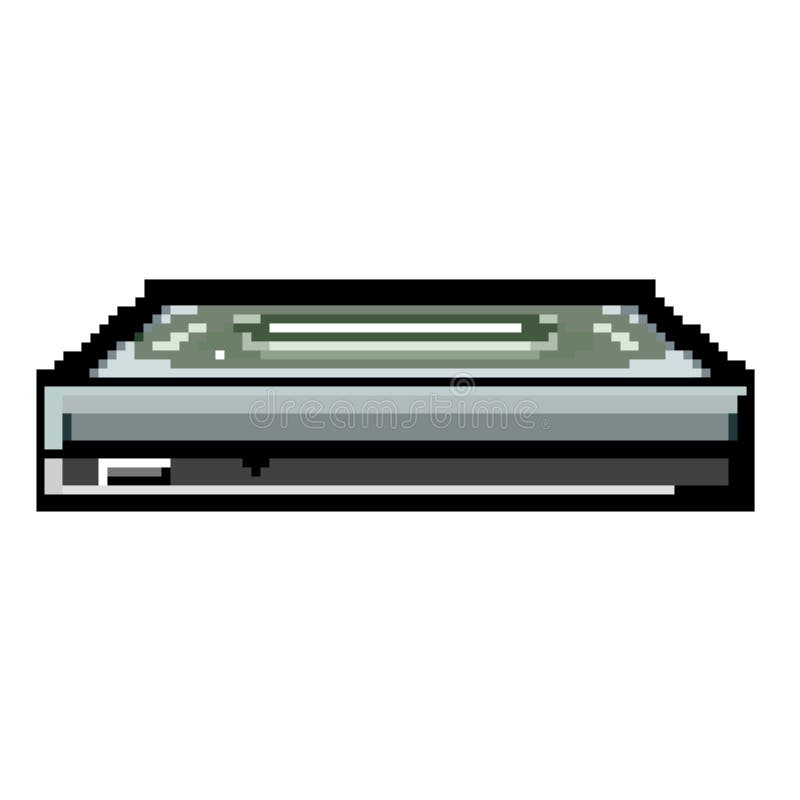 Disc Dvd Drive Game Pixel Art Vector Illustration Stock Vector ...