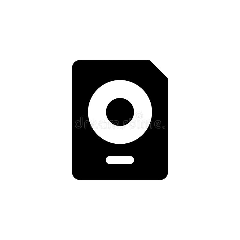 Disc File Icon. Perfect for Application, Web, Logo and Presentation ...