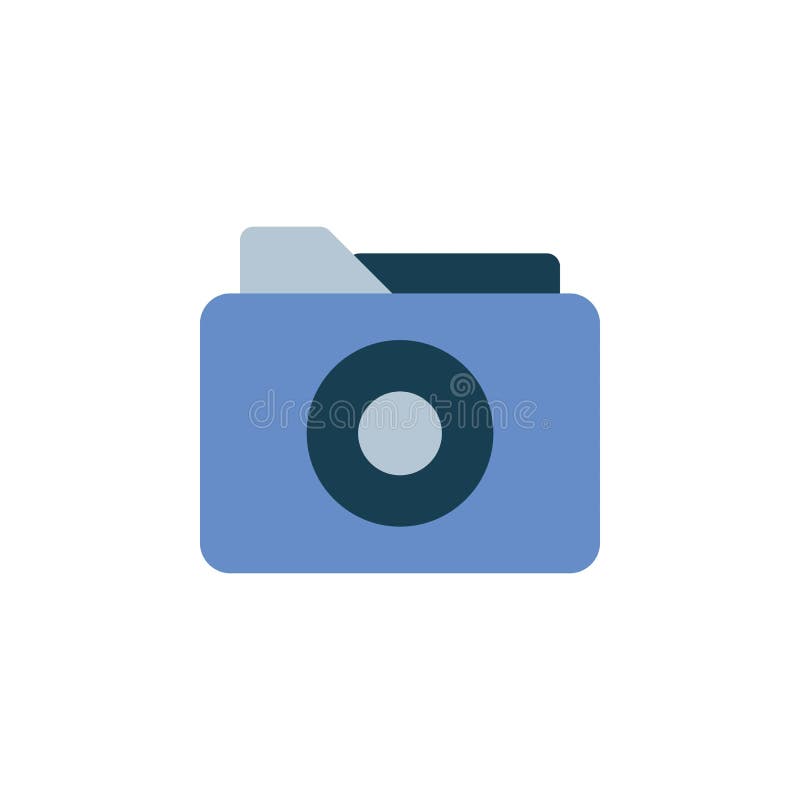 Disc Folder Icon. Perfect for Application, Web, Logo and Presentation ...