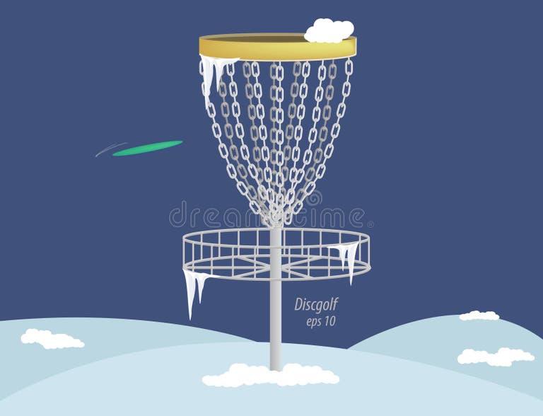 Disc Golf Basket Stock Illustrations – 189 Disc Golf Basket Stock ...
