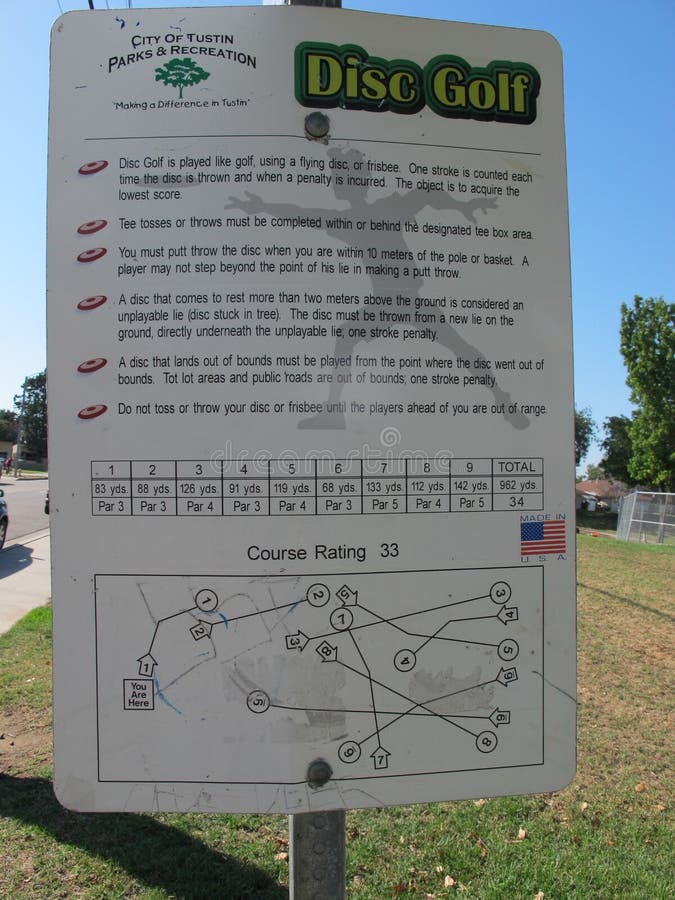 Disc Golf Course editorial stock photo. Image of throw - 132110413