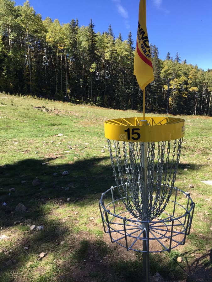 Disc Golf Course editorial stock photo. Image of throw - 132110473