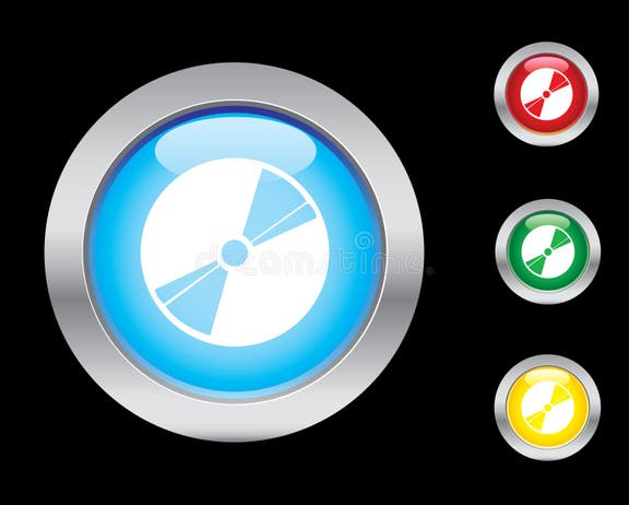 Disc icons stock vector. Illustration of info, record - 3864681