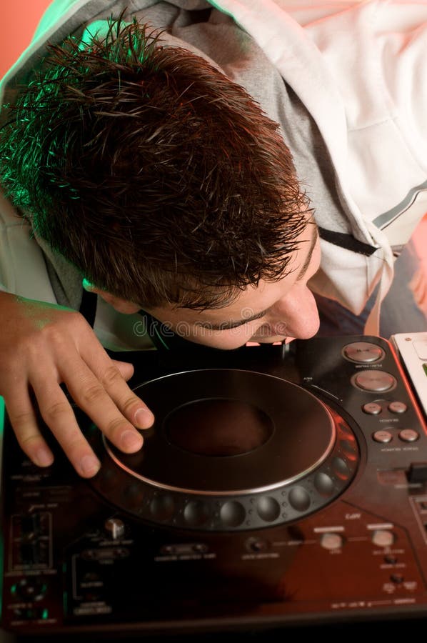 Disc Jockey stock photo. Image of turntable, disco, entertainment ...