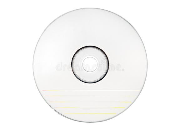Disc Labeling - Blank White Disc W/ Path Stock Image - Image of ...