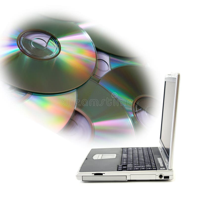 Computer disc drive stock photo. Image of white, media - 5621734