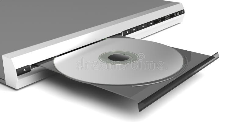 Disc player stock illustration. Illustration of entertainment - 22290638