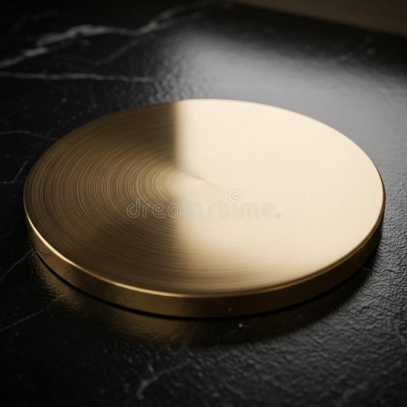 Reflective Golden Metallic Disc Stock Illustrations – 119 Reflective ...