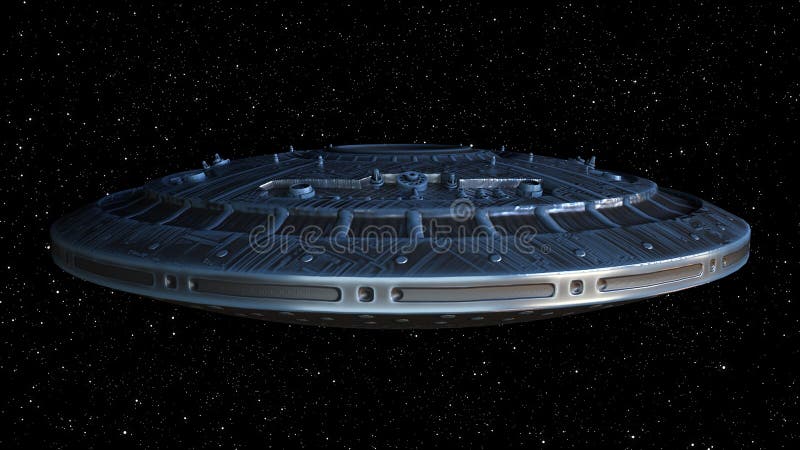 Spaceship Destroyer and Planet Stock Illustration - Illustration of ...