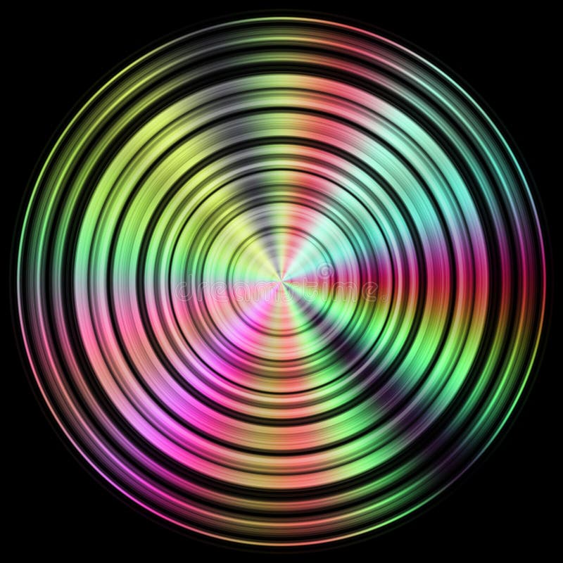 Disc Texture with More Color Stock Illustration - Illustration of ...