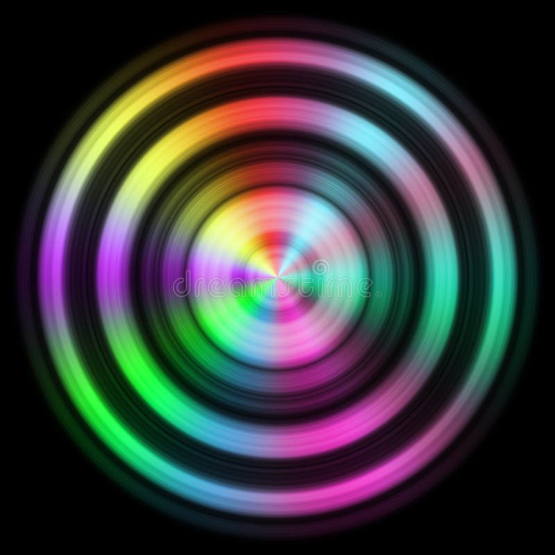 Disc Texture with More Color Stock Illustration - Illustration of ...