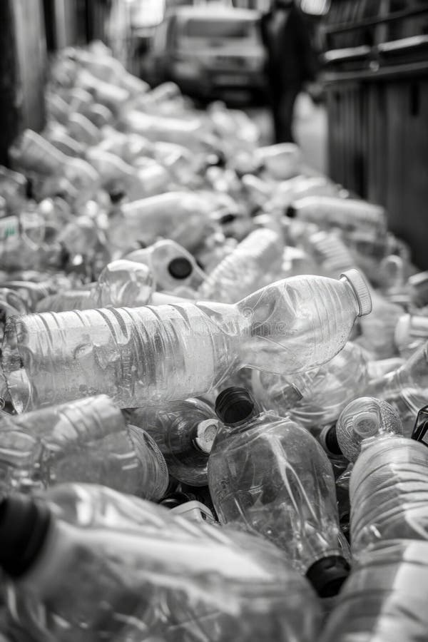 Discarded Empty Plastic Bottles Stock Image - Image of practices ...
