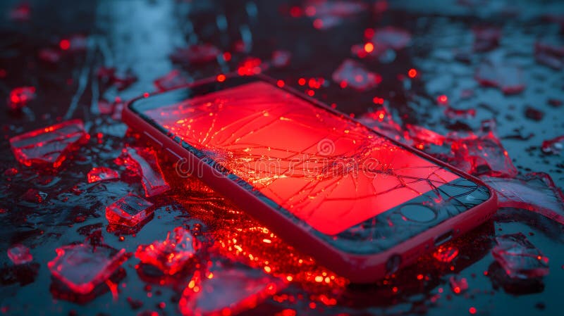 Discarded Technology Graveyard in Nature Stock Illustration ...