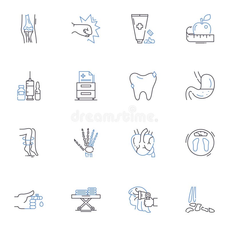 Discerning Therapy Line Icons Collection. Insight, Clarity, Judgement ...