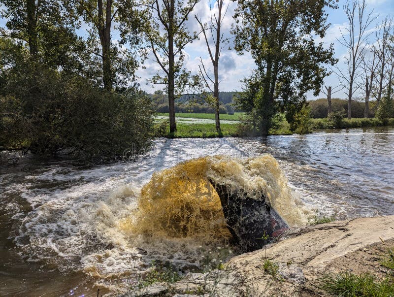 Discharge of Effluents with Environmental Impact in a Natural River ...