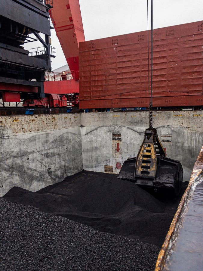Discharging the Vessel in the Port of Saigon, Vietnam, the Mekong River ...