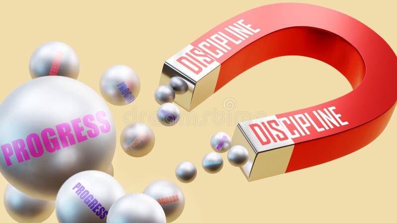Discipline Which Attracts Progress. a Magnet Metaphor in Which ...