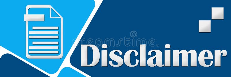 Disclaimer Blue Squares Stock Illustrations – 17 Disclaimer Blue ...