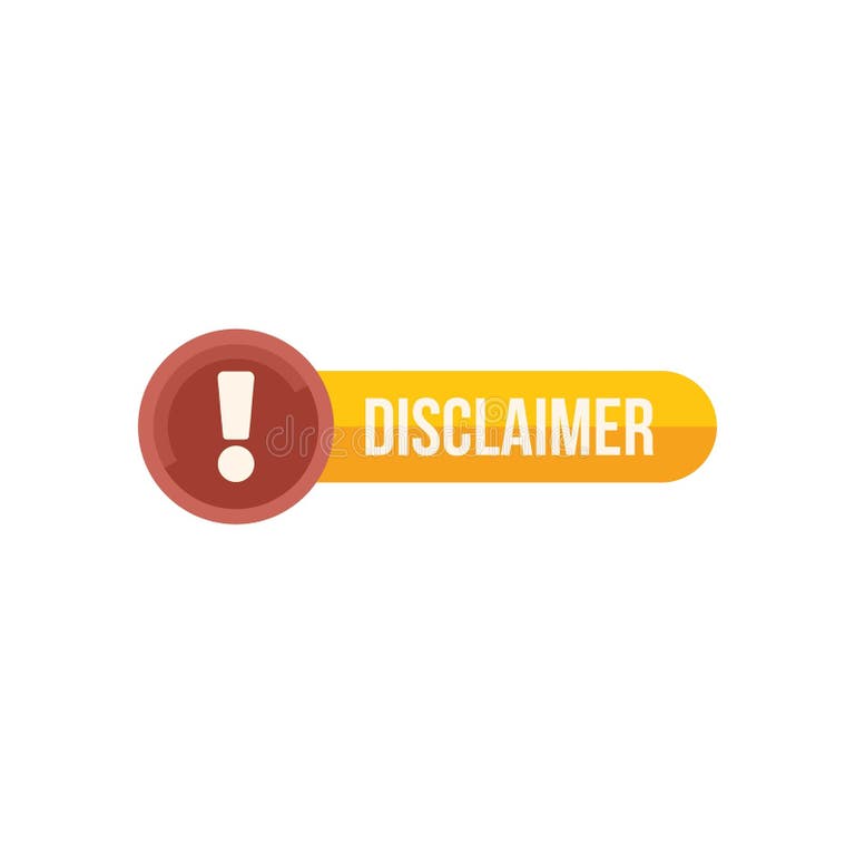 Disclaimer Icon Stock Illustrations – 570 Disclaimer Icon Stock ...