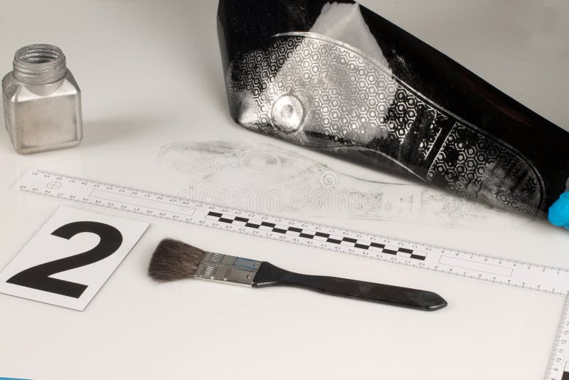 Disclosure of Forensic Evidence. Stock Image - Image of friction, card ...