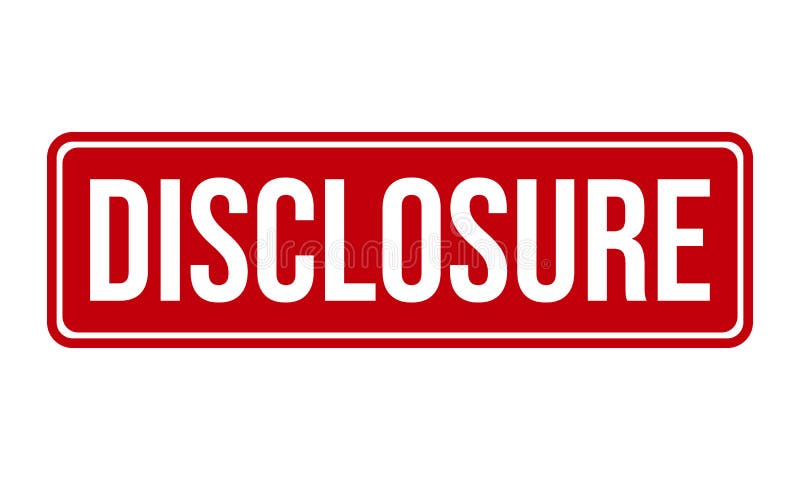 Disclosure Rubber Stamp. Disclosure Grunge Stamp Seal Vector ...